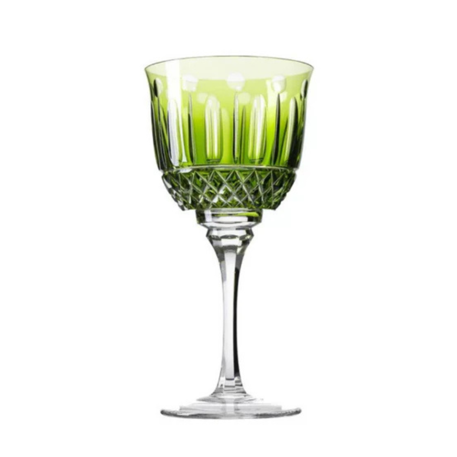 Taça de Cristal Sonata para Vinho Tinto Overlay Lapidado 69 Mozart Cry